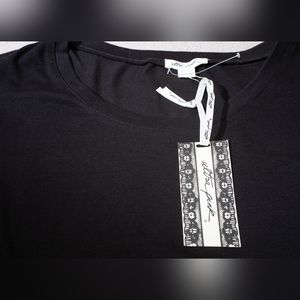 Ultra Pink | Tops | Nwt Ultra Pink Top Black Long Sleeves Lace L | Poshmark